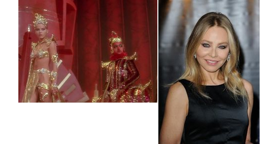 Flash Gordon (1980), Princess Aura (Ornella Muti), then and now